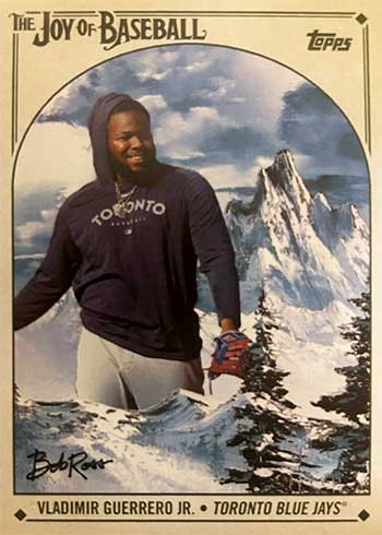 2023 Topps x Bob Ross Baseball Variations Guide, SSP Gallery