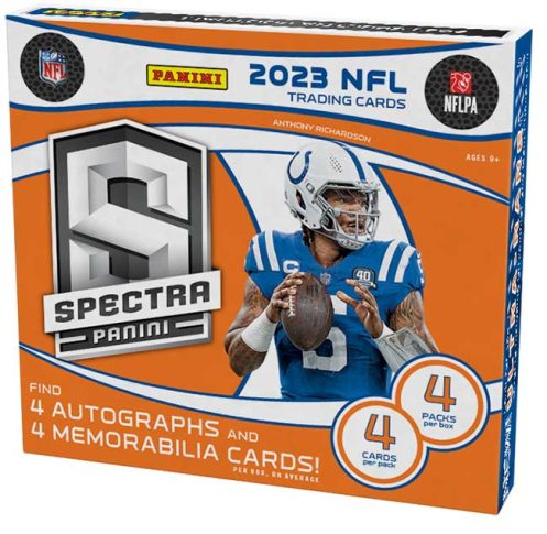 2023 Panini Spectra Football Checklist, Team Set Lists, Box Info