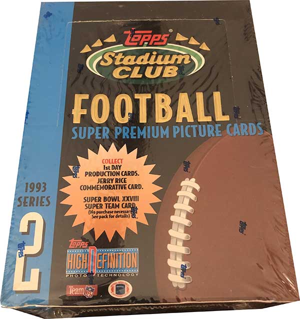 1993 Topps Stadium Club Series 2 Football Box Break and Review
