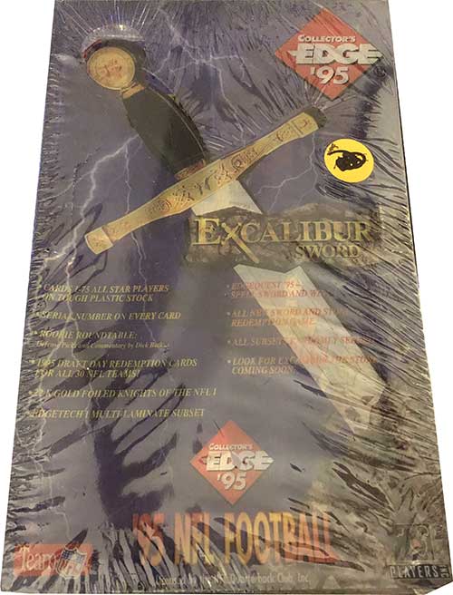 1995 Collector's Edge Excalibur Sword Football Box Break, Review