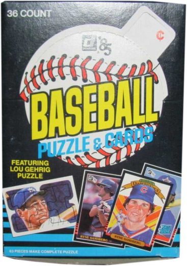 1985 Donruss Baseball Checklist, Team Sets, Most Valuable Cards