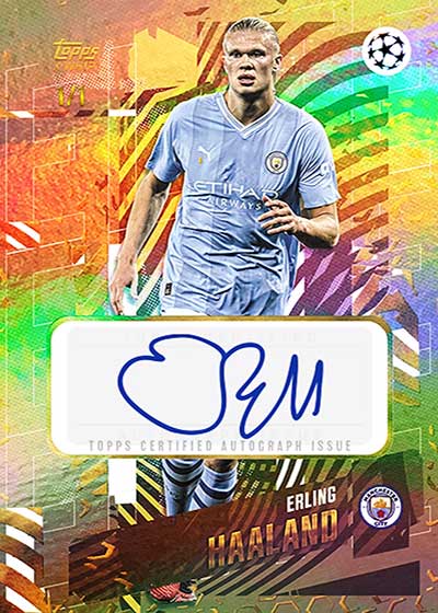 2023-24 Topps Gold UEFA Club Competitions Checklist, Box Info