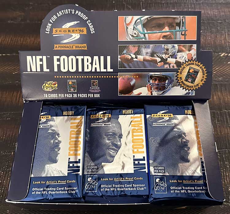 1996 Score Football Box Break, Review and Breakdown