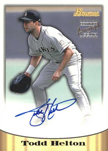 10 Career-Defining Todd Helton Baseball Cards - Instant PC - Beckett News