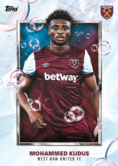 2023-24 Topps West Ham United Checklist, Box Info, Details