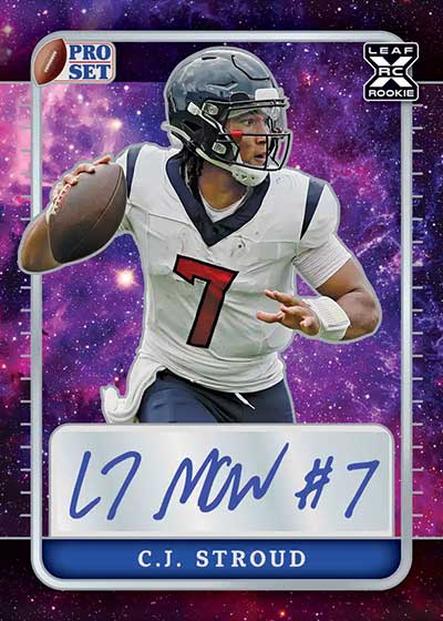 2023 Pro Set Metal Football Checklist, Box Info, Autographs