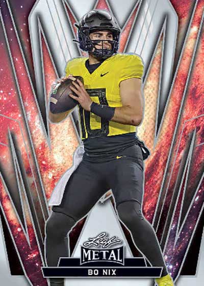 2024 Leaf Metal Football Checklist, Hobby and Jumbo Box Info