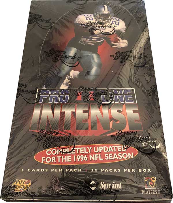 1996 Pro Line Intense Football Box Break, Review and Breakdown