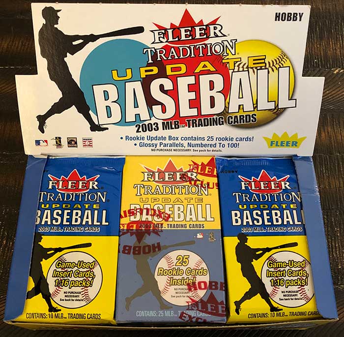 2003 Fleer Tradition Update Baseball Box Break and Review