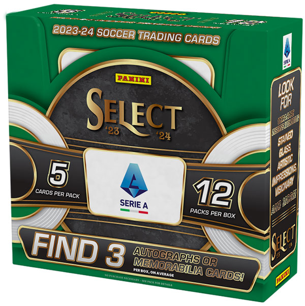 2023-24 Panini Select Serie A Checklist, Hobby Box Info, Details
