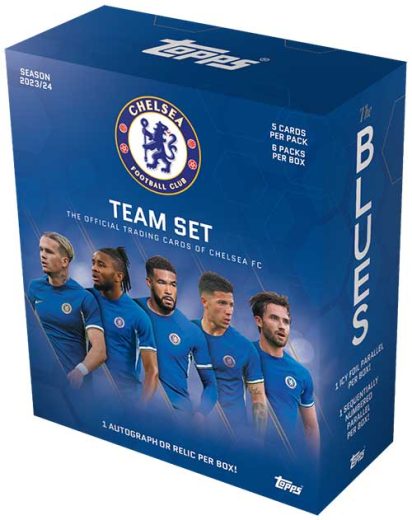 2023-24 Topps Chelsea FC Team Set Checklist, Box Info, Details