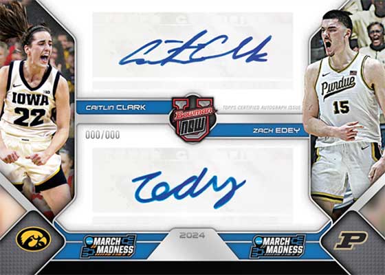 2024 Bowman U Now NCAA March Madness Checklist, Details