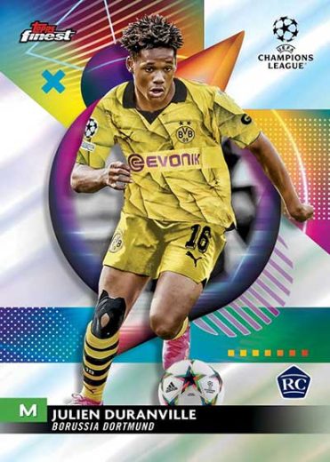 2023-24 Topps Finest UEFA Club Competitions Checklist, Box Info