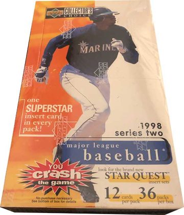1998 Collector's Choice Series 2 Baseball Box Break and Review