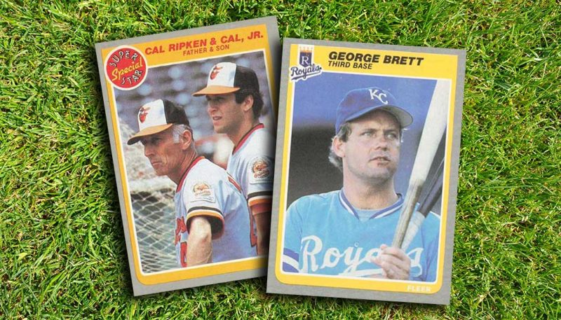 1985 Fleer Update Baseball Checklist, Team Sets Lists, Set Details