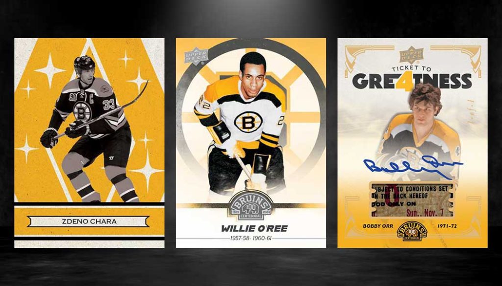 2023-24 Upper Deck Boston Bruins Centennial Checklist, Box Info