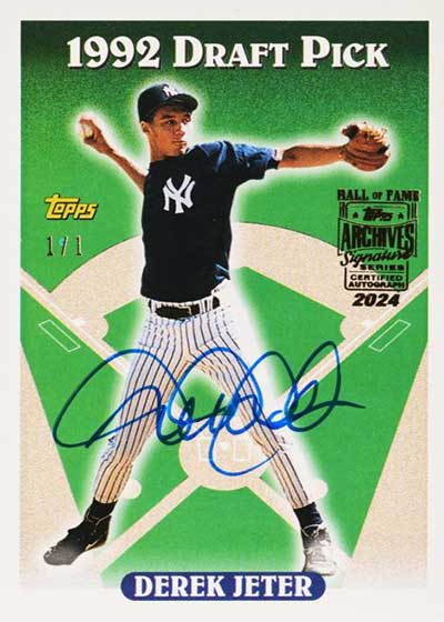 2024 Topps Archives Signature Series Baseball Retired Edition Info