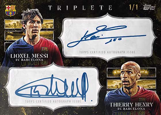 2024 Topps FC Barcelona Triplete 2008-09 Checklist, Box Info