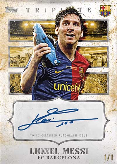 2024 Topps FC Barcelona Triplete 2008-09 Checklist, Box Info