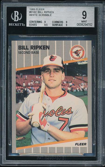 1989 Fleer Bill Ripken F-Face Variations and History