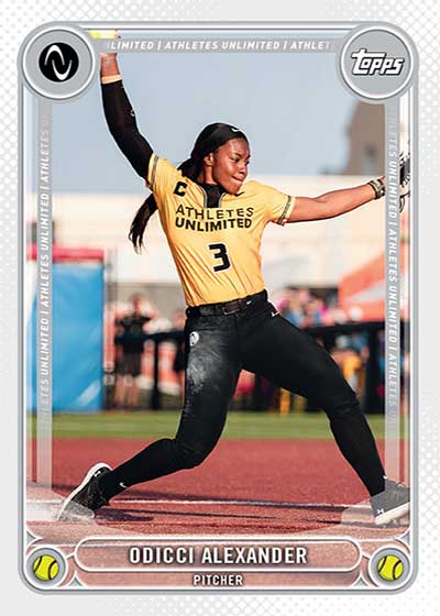 2024 Topps Athletes Unlimited Pro Softball Checklist, Box Info