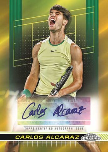 2024 Topps Chrome Tennis Checklist, Hobby Box Info, Details