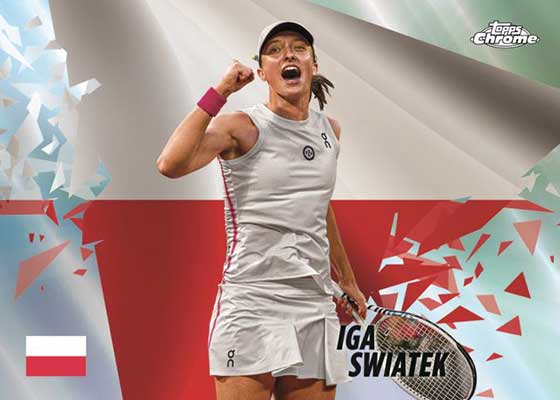 2024 Topps Chrome Tennis Checklist, Hobby Box Info, Details