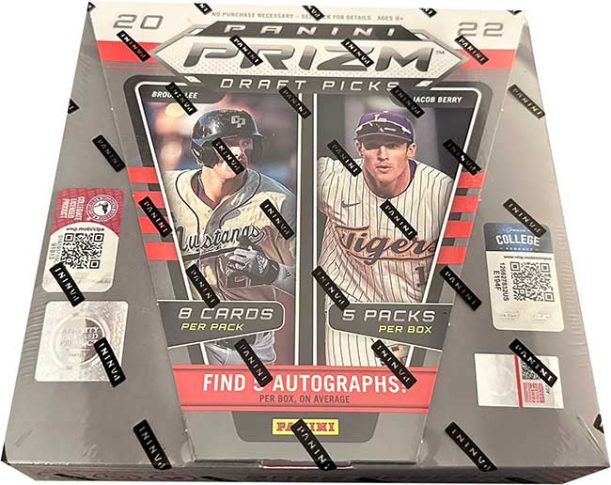 2022 Panini Prizm Draft Picks Baseball Box Break and Review