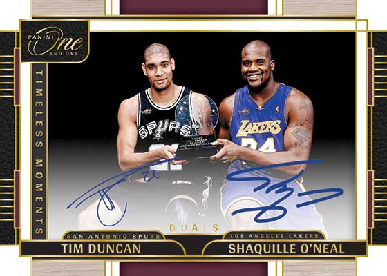 2023-24 Panini One and One Basketball Checklist, Teams, Box Info
