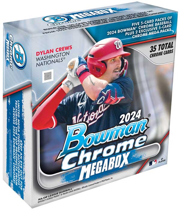 2024 Bowman Chrome Mega Box Baseball Checklist, Teams, Info