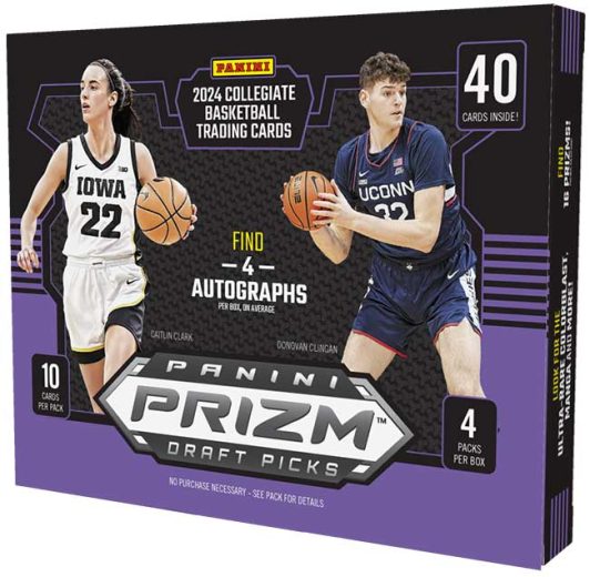 2024 Panini Prizm Draft Picks Basketball Checklist, Hobby Box Info