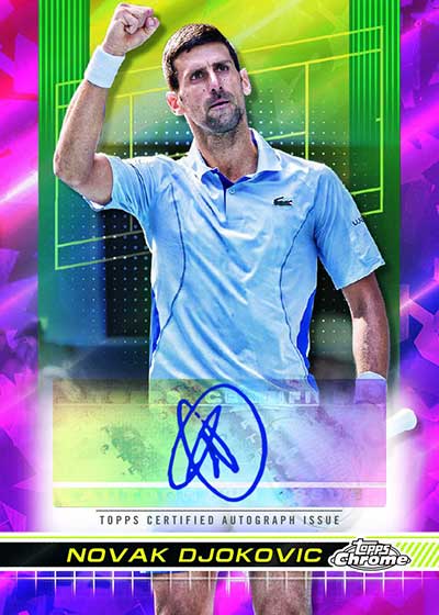 2024 Topps Chrome Sapphire Tennis Checklist, Box Info, Details