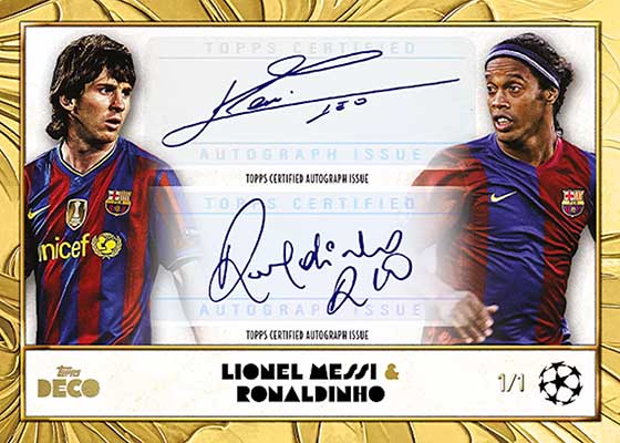 2024-25 Topps Deco UEFA Club Competitions Checklist, Box Info