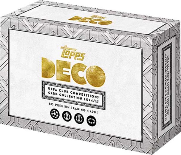 2024-25 Topps Deco UEFA Club Competitions Checklist, Box Info
