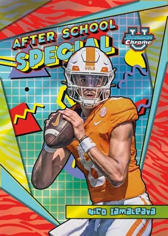 2024 Bowman Chrome University Football Checklist, Box Info