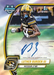2024 Bowman Chrome University Football Checklist, Box Info