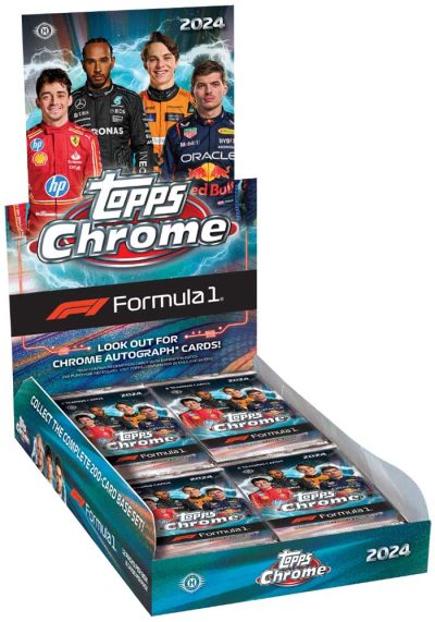 2024 Topps Chrome Formula 1 Checklist, Box Info, Details