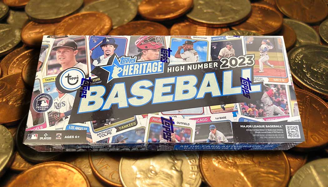 2023 Topps Heritage High Number Baseball Checklist, Box Info