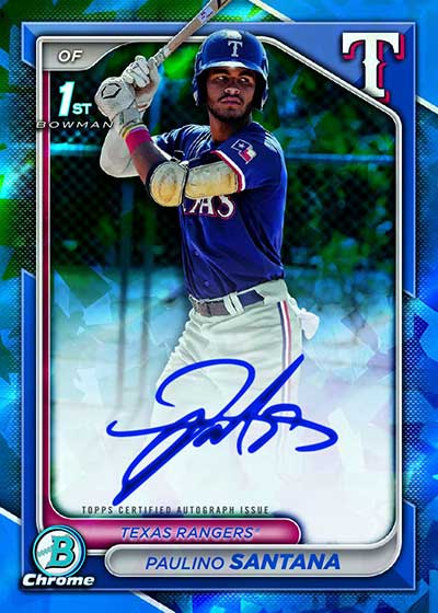 2024 Bowman Chrome Sapphire Baseball Checklist, Box Info
