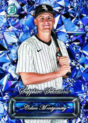 2024 Bowman Chrome Sapphire Baseball Checklist, Box Info