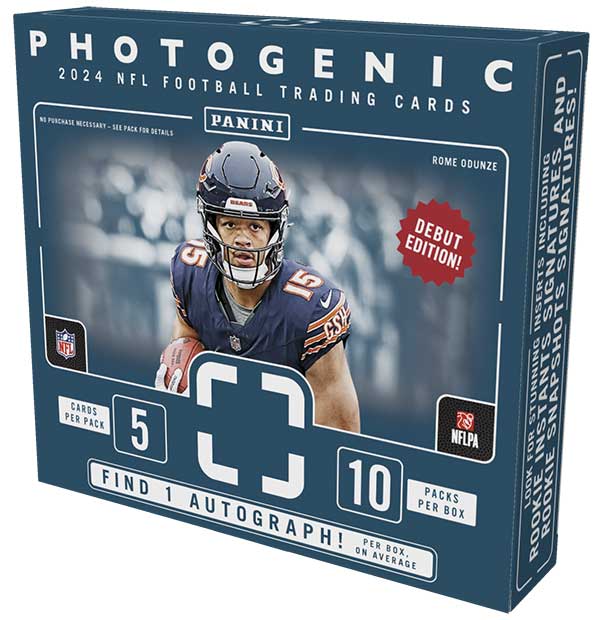 2024 Panini Photogenic Football Checklist, Hobby Box Info, Details
