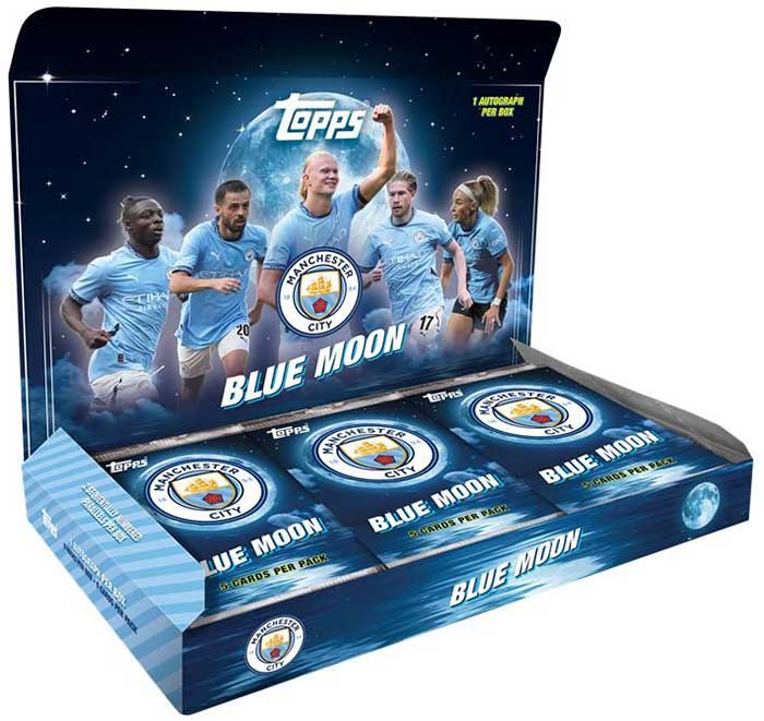2024-25 Topps Blue Moon Manchester City Checklist, Box Info