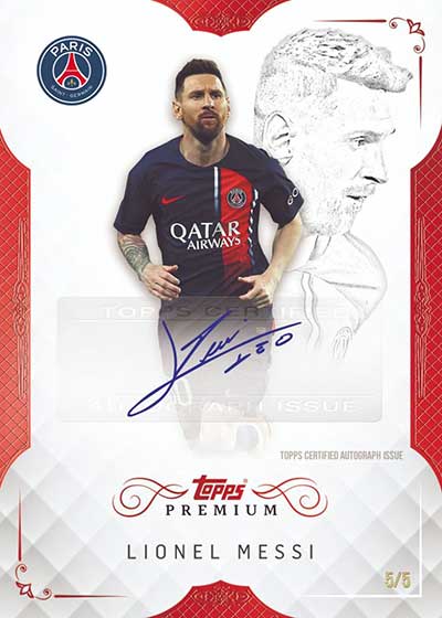 2023-24 Topps Premium Black and White PSG Checklist, Box Info