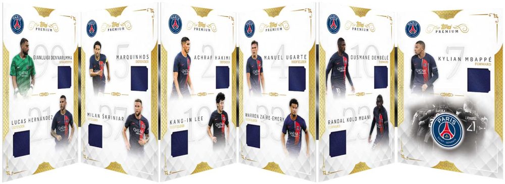 2023-24 Topps Premium Black and White PSG Checklist, Box Info