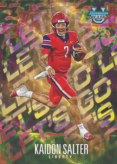 2024 Bowman Best University Football Checklist, Teams, Box Info