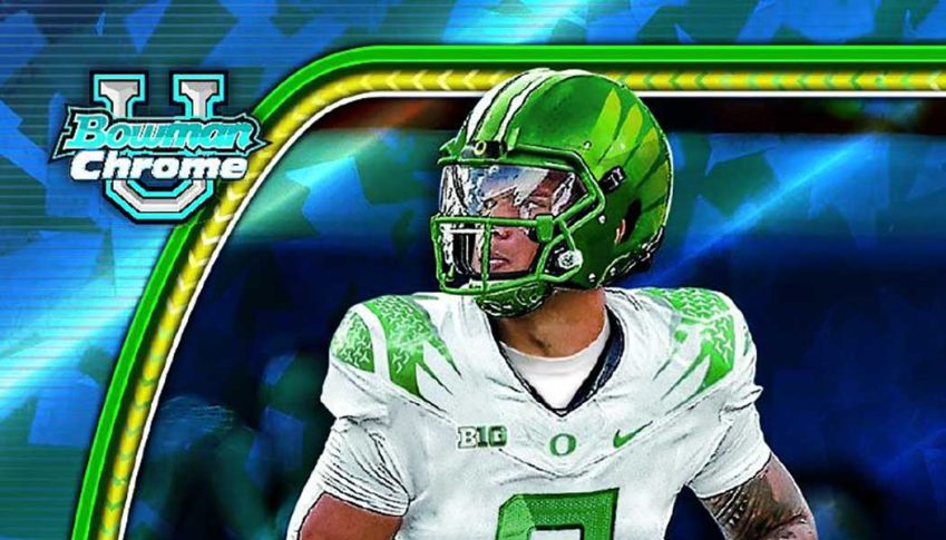 2024 Bowman Chrome University Football Checklist, Box Info