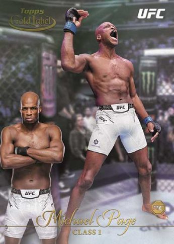 2024 Topps Gold Label UFC Checklist, Hobby Box Info, Details