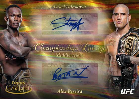 2024 Topps Gold Label UFC Checklist, Hobby Box Info, Details