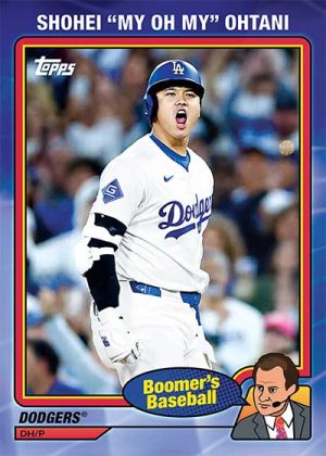 2024 Topps x Chris Berman: Boomer's Baseball Checklist, Box Info