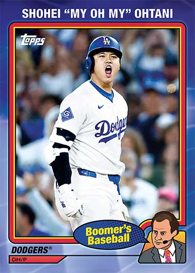 2024 Topps x Chris Berman: Boomer's Baseball Checklist, Box Info